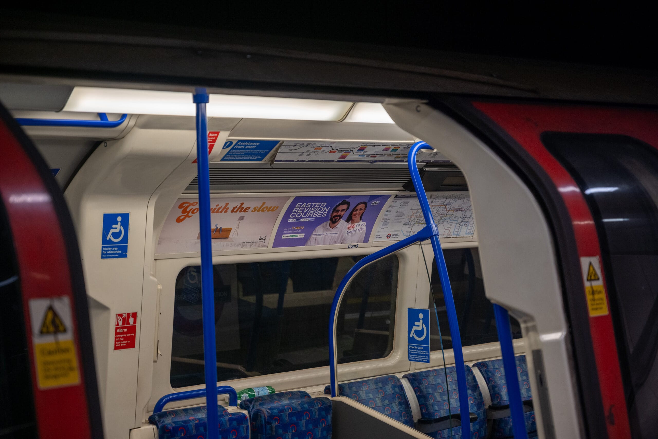 Tube Car Panels | London Underground In-Carriage Advertising